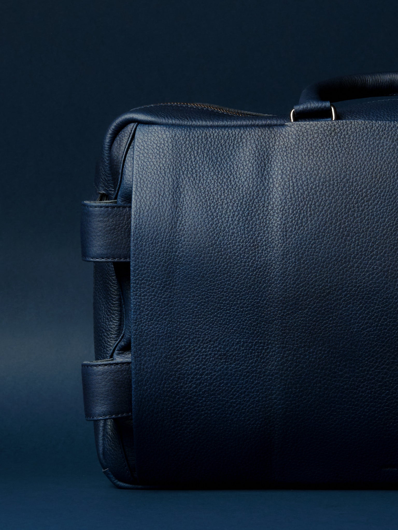 Briefcase Backpack · Navy by Capra Leather