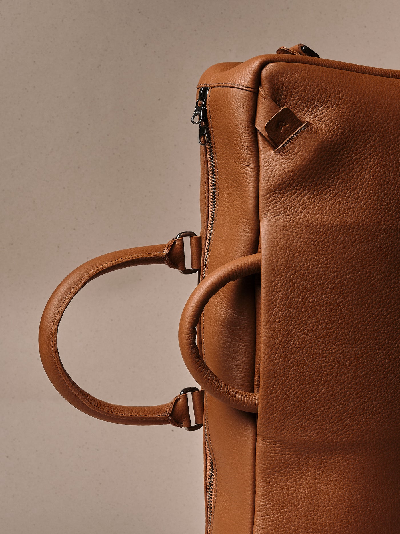 Briefcase Backpack · Tan by Capra Leather