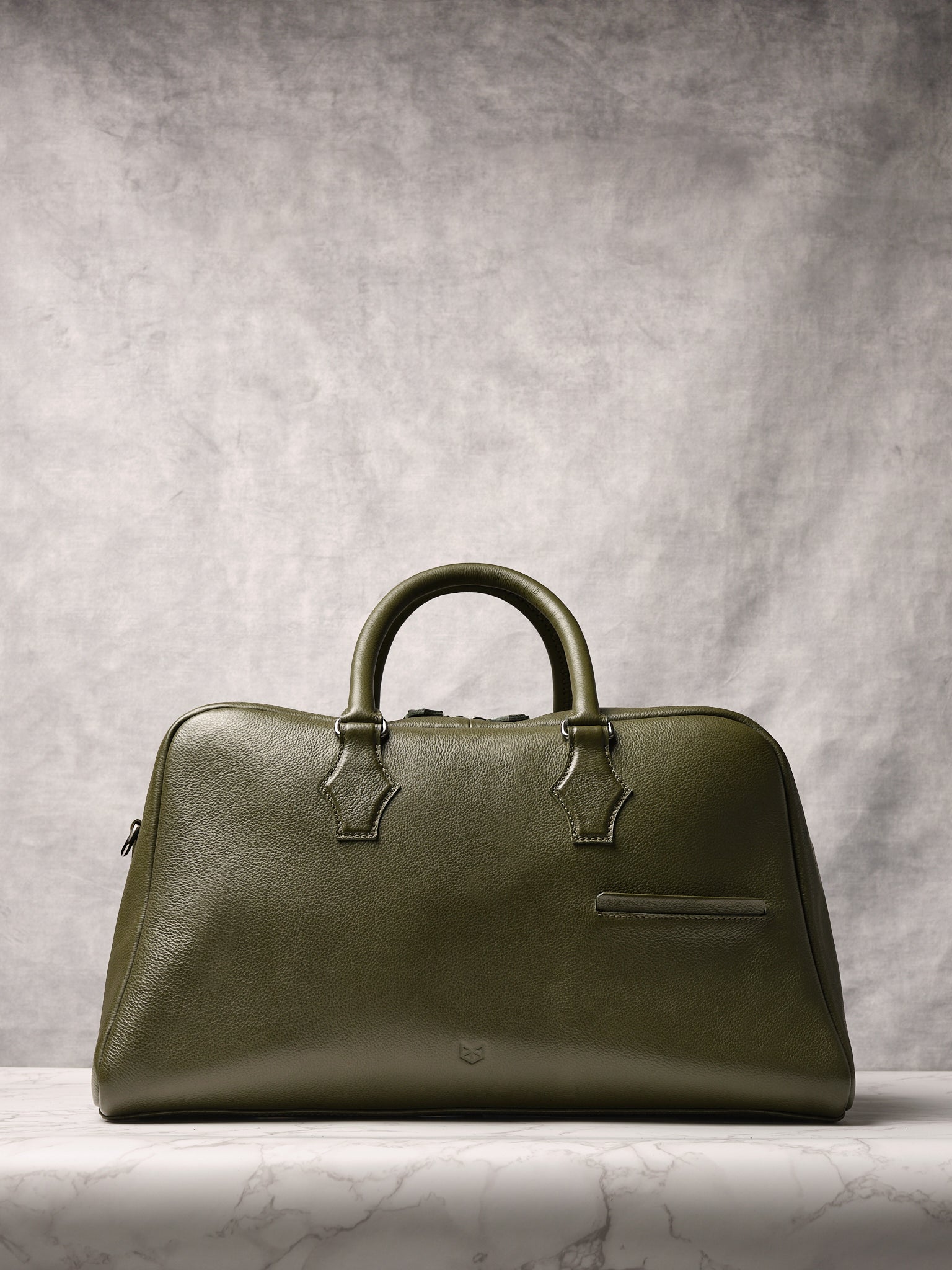 Cosimo Duffle Bag · Green by Capra Leather
