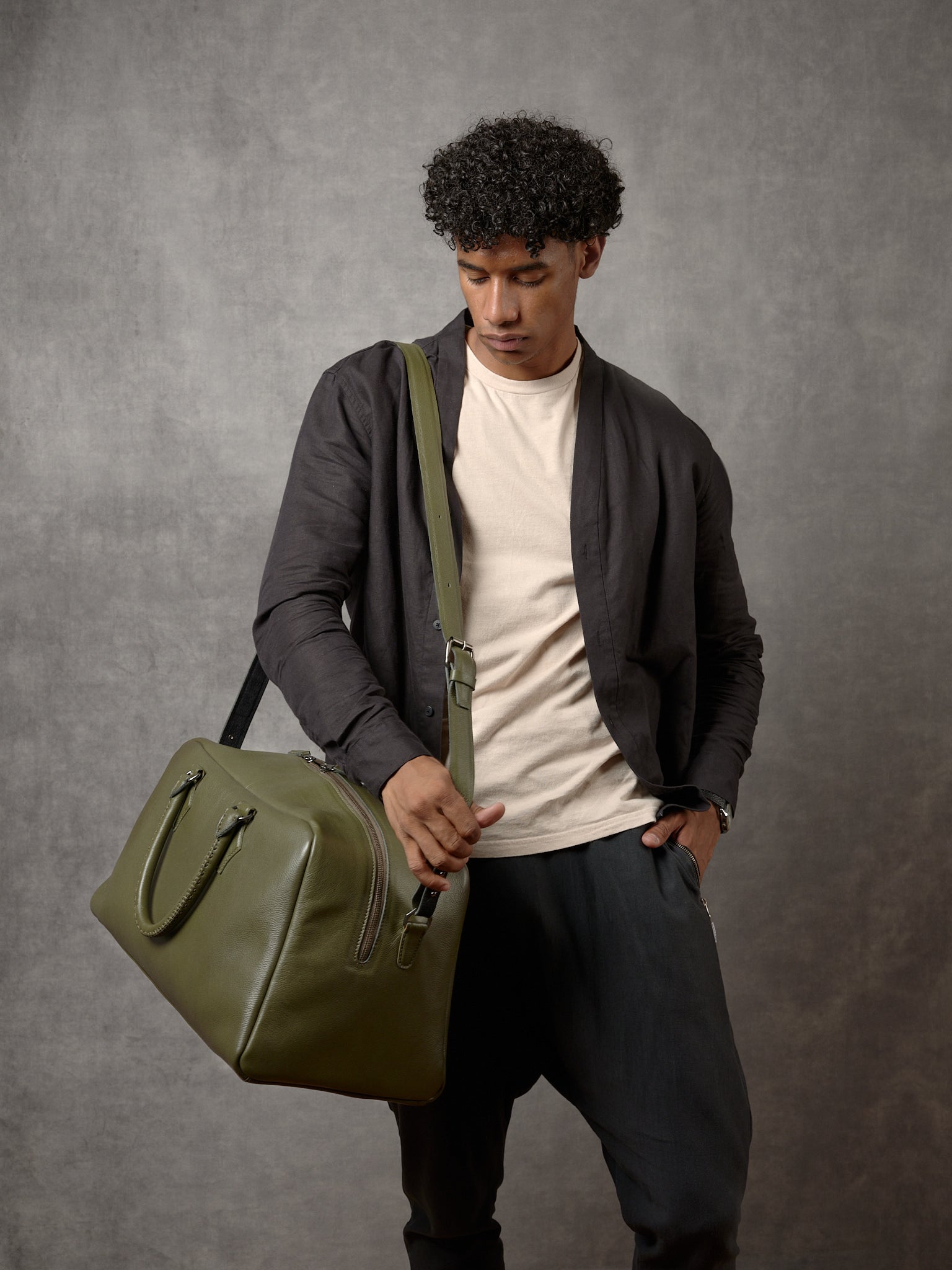 Cosimo Duffle Bag by Capra Leather