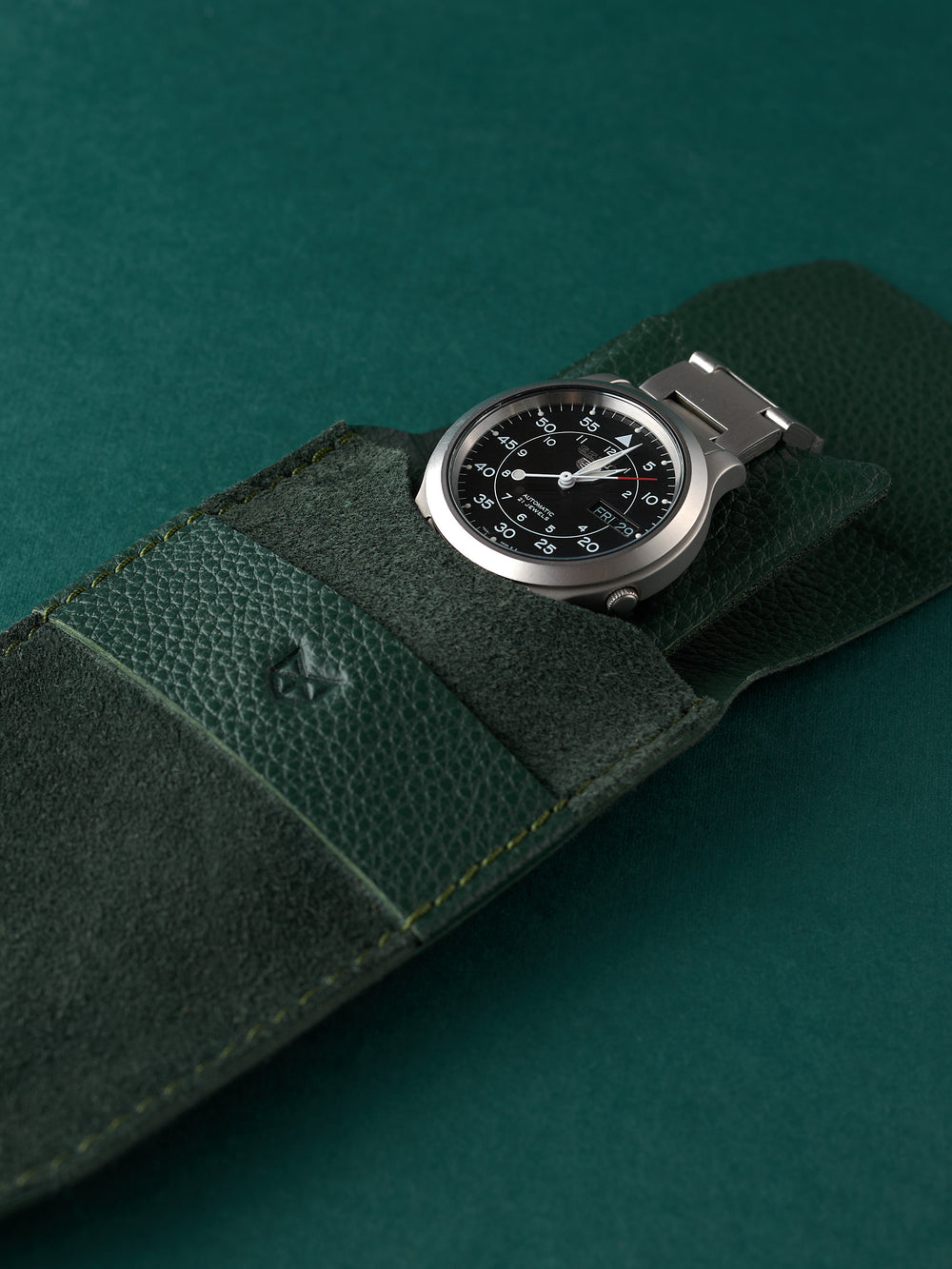 Suede Watch Pouches by Capra Leather