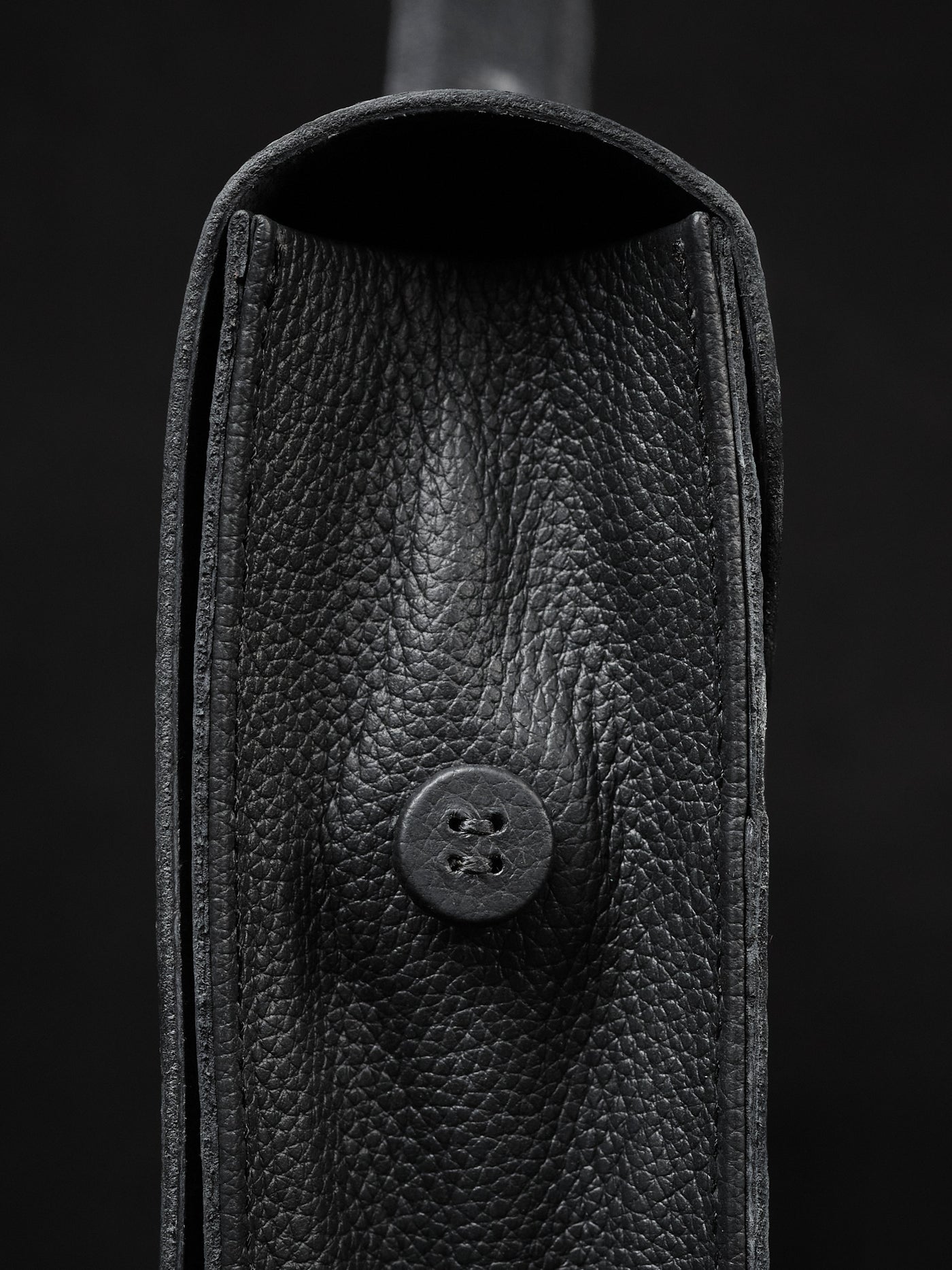 Valet Button Portfolio Briefcase · Black by Capra Leather