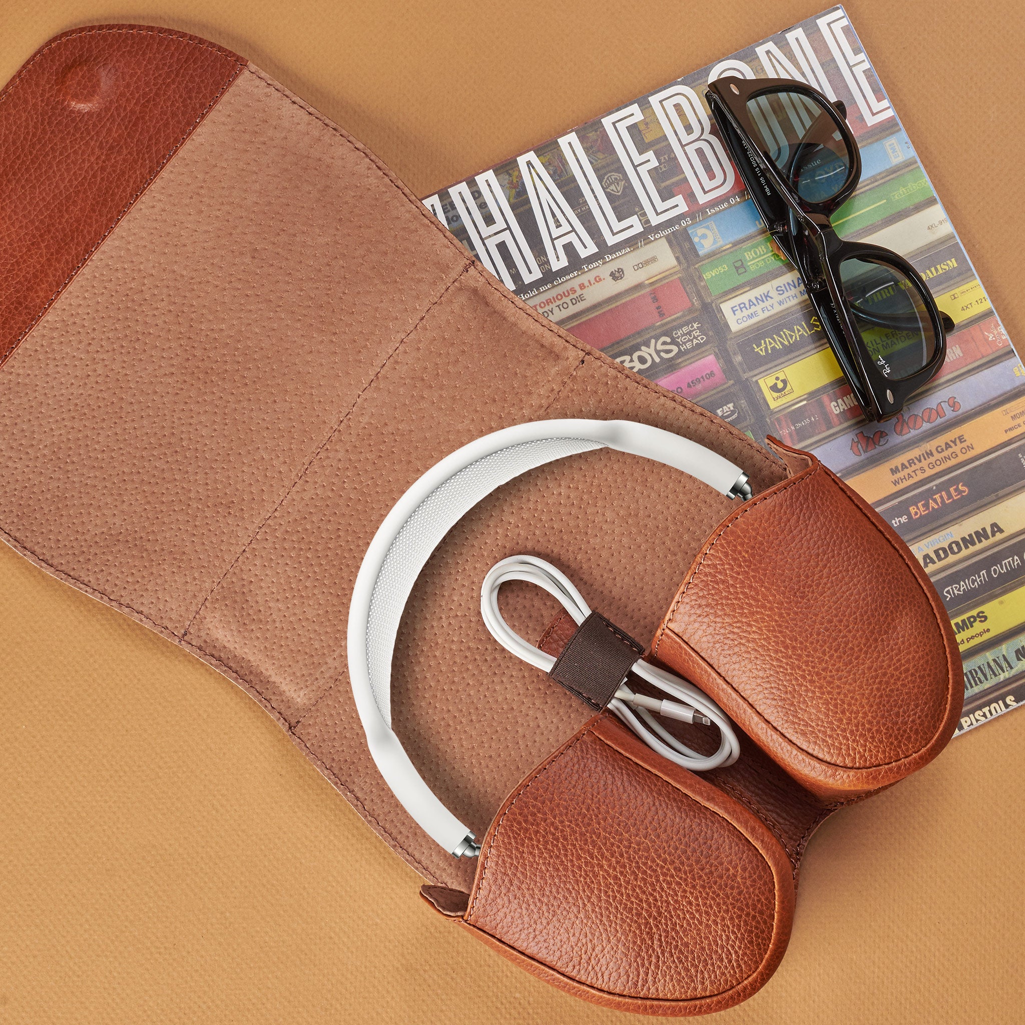 AirPods Max Case · Tan by Capra Leather