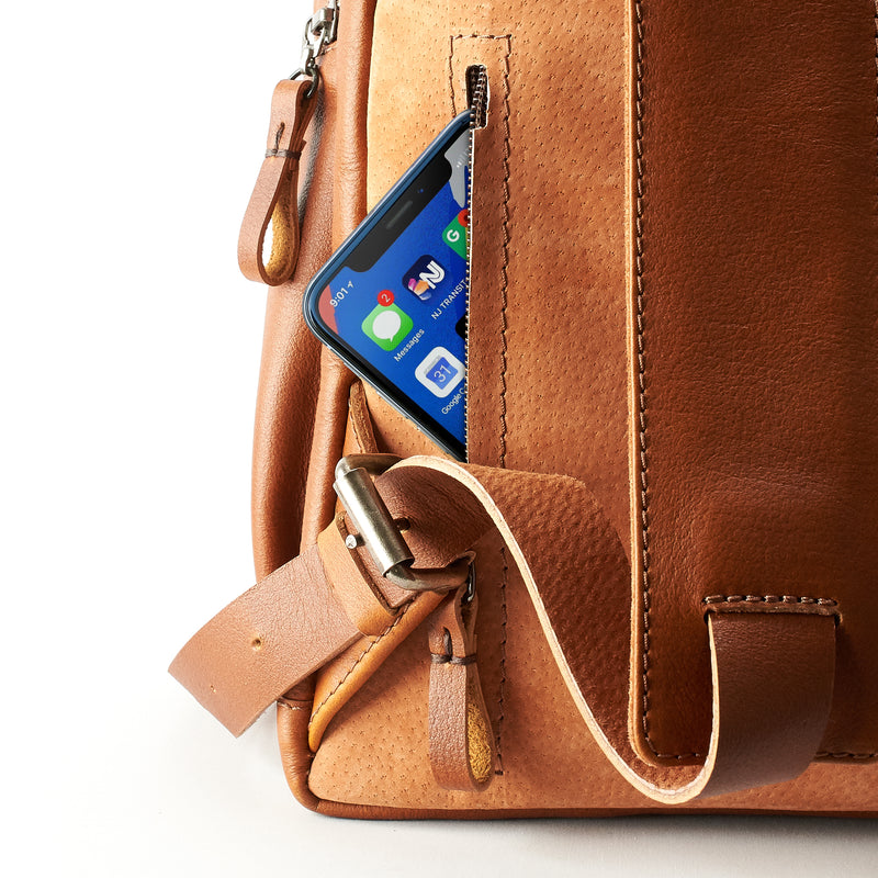 Banteng Travel Backpack · Tan by Capra Leather