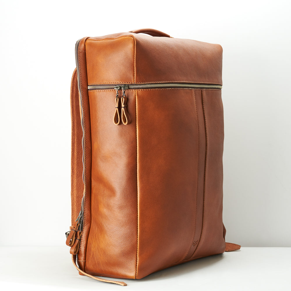 Banteng Travel Backpack · Tan by Capra Leather