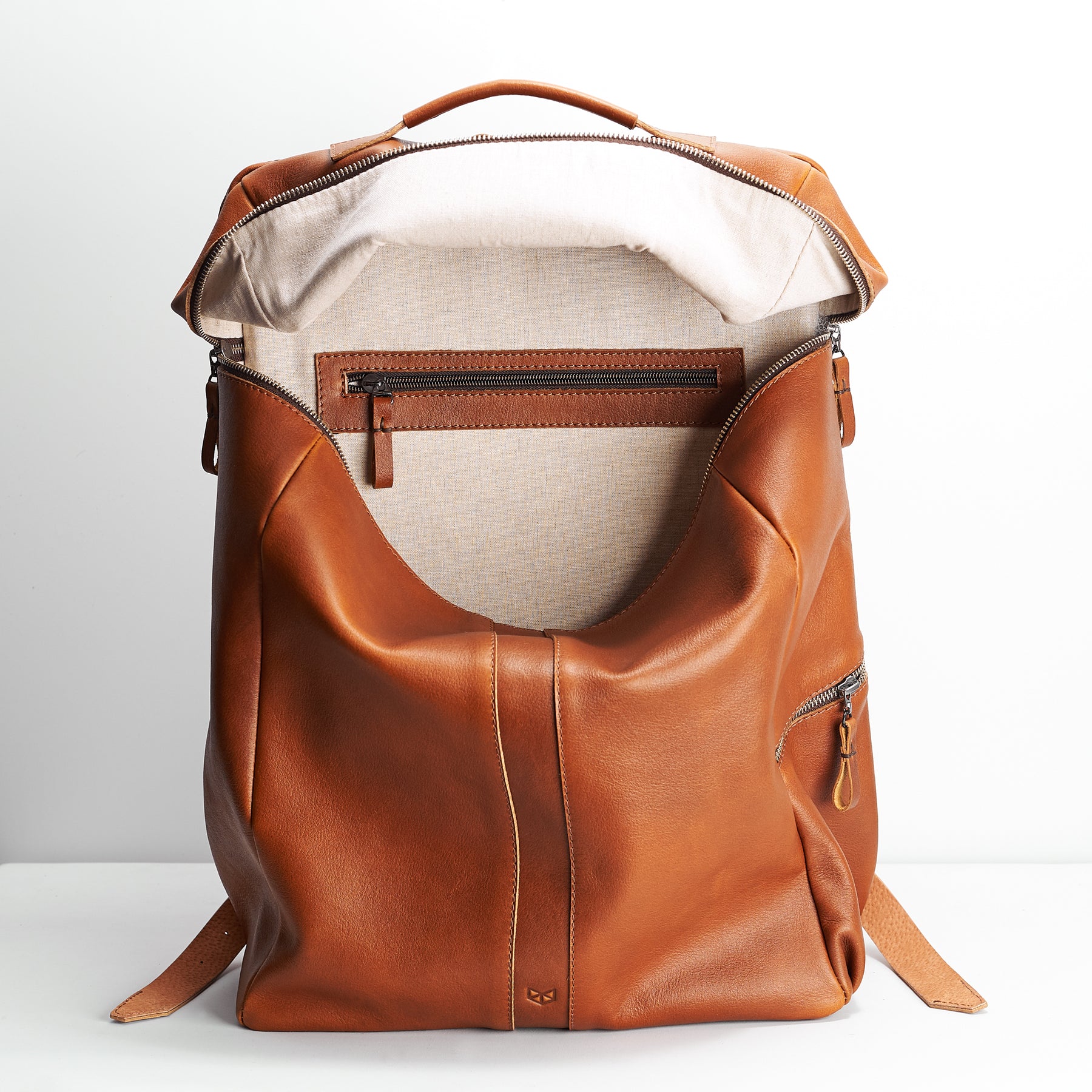 Banteng Travel Backpack · Tan by Capra Leather