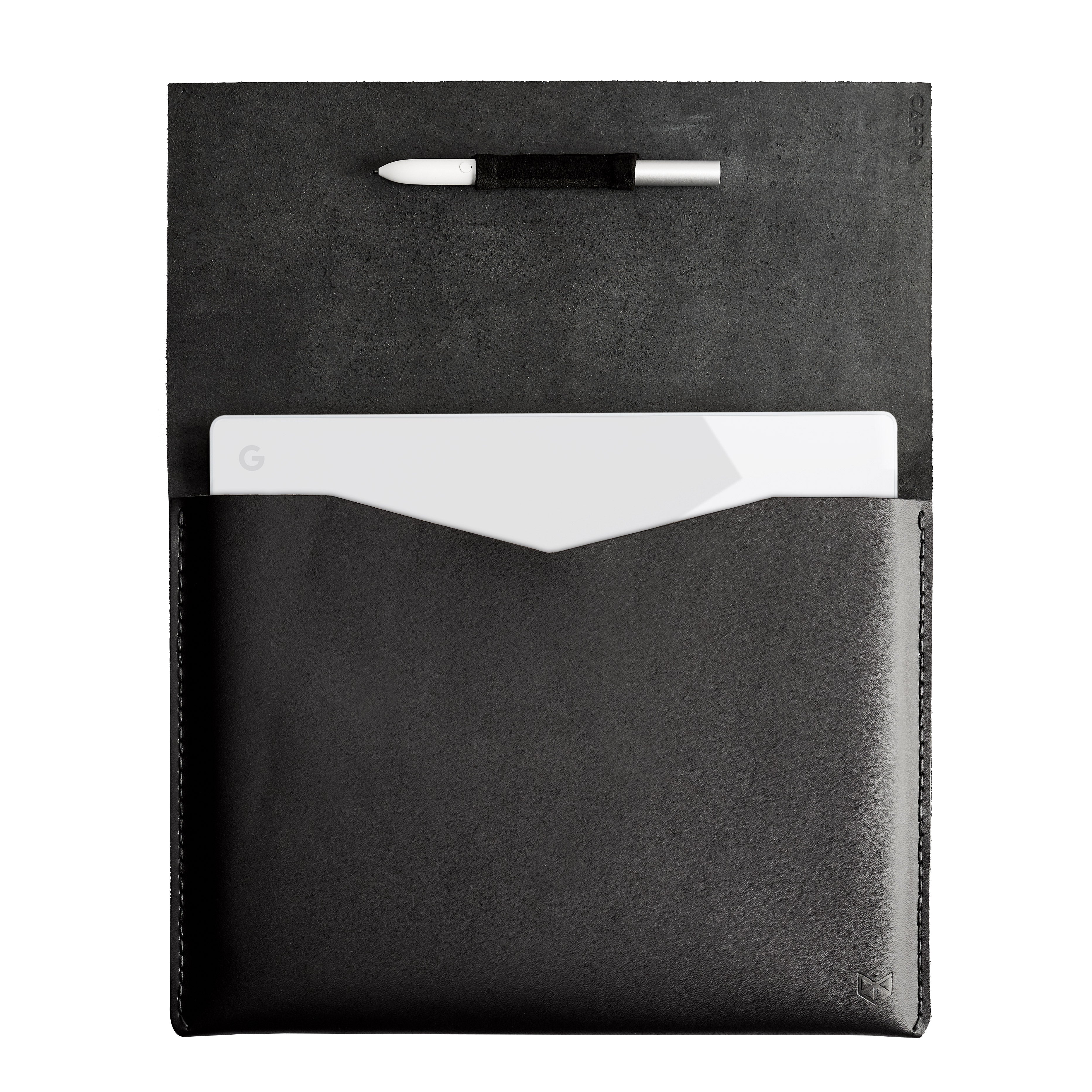 Handmade Draftsman 1 Google Pixelbook Case Black by Capra Leather