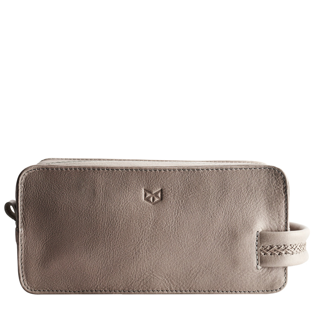 Mens Leather Toiletry Dopp Kit by Capra Leather