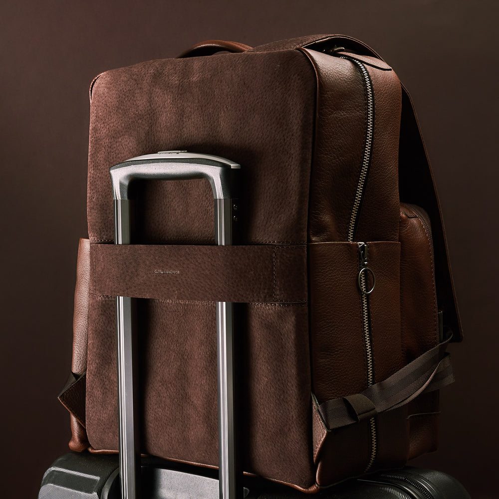 Diaper Bag Backpack · Brown by Capra Leather