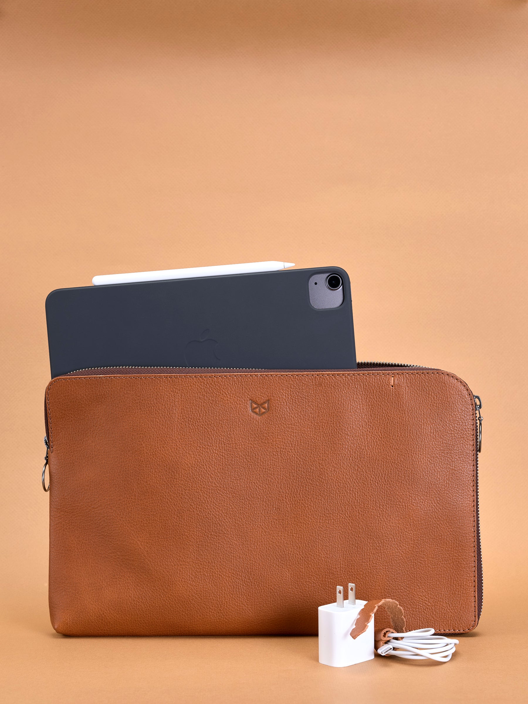 Draftsman 6 iPad Case Sleeve · Tan by Capra Leather