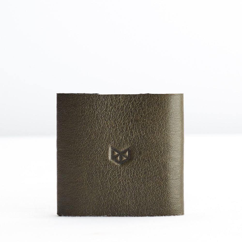 Handmade Slim Men's Bifold Wallet · Green by Capra Leather