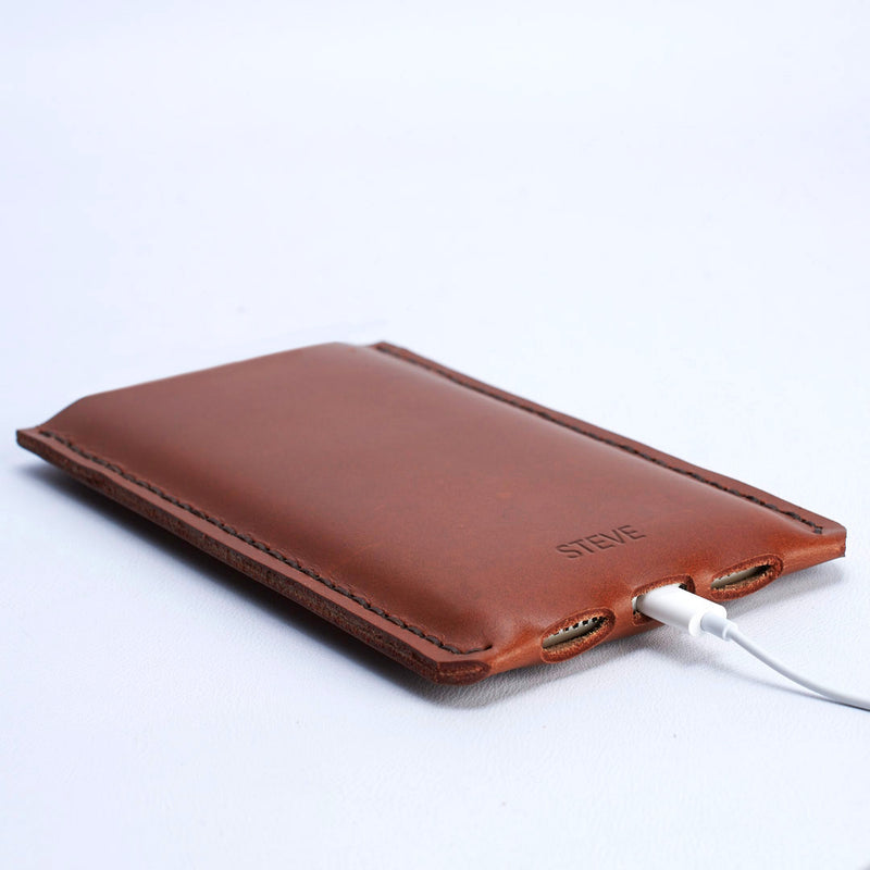 Handmade iPhone Leather Case · Acorn by Capra Leather
