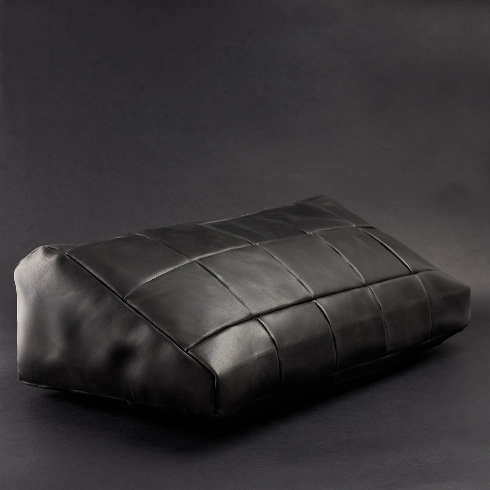 Desk Footrest Cover Black by Capra Leather