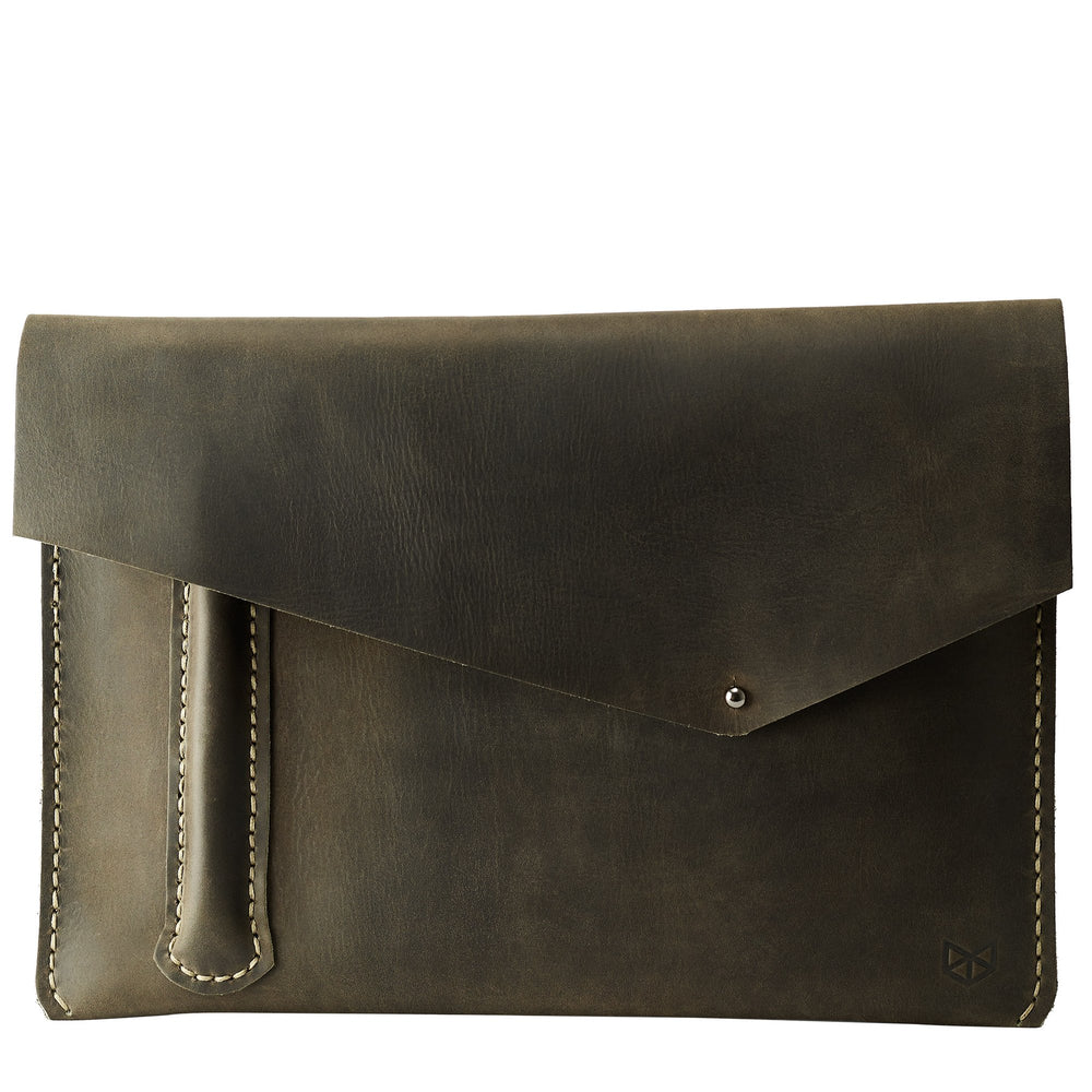 Handmade Draftsman 4 Google Pixelbook Case · Green by Capra Leather