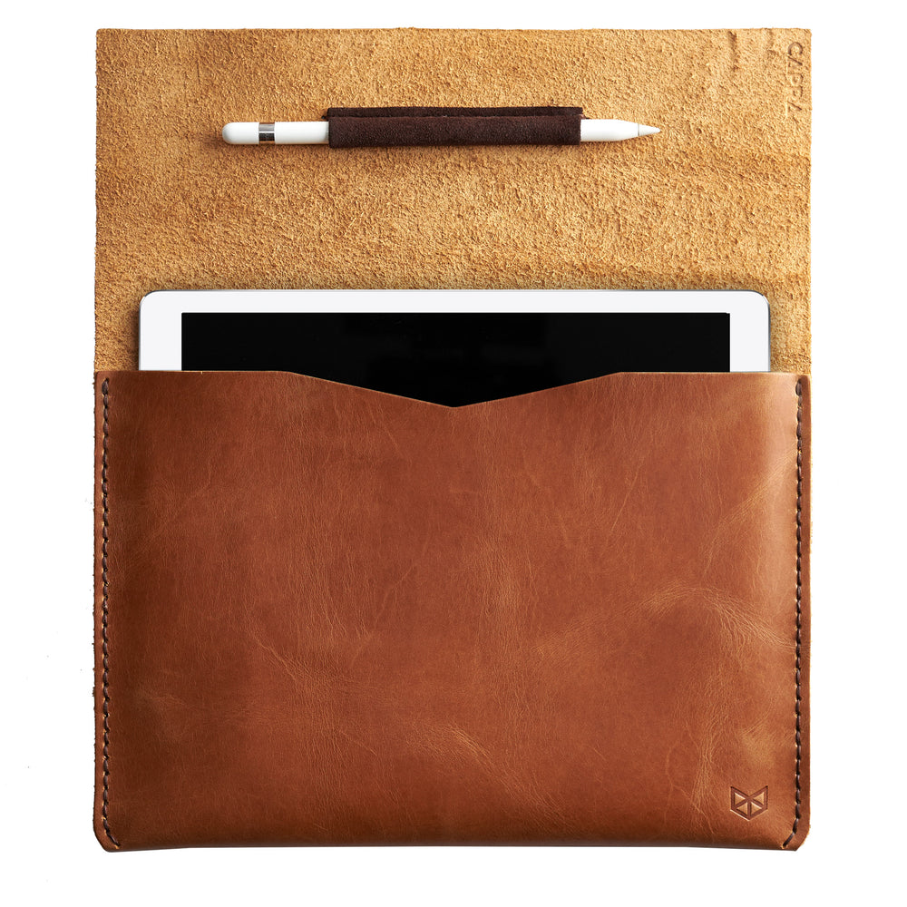 Draftsman 1 iPad Case Sleeve · Tan by Capra Leather