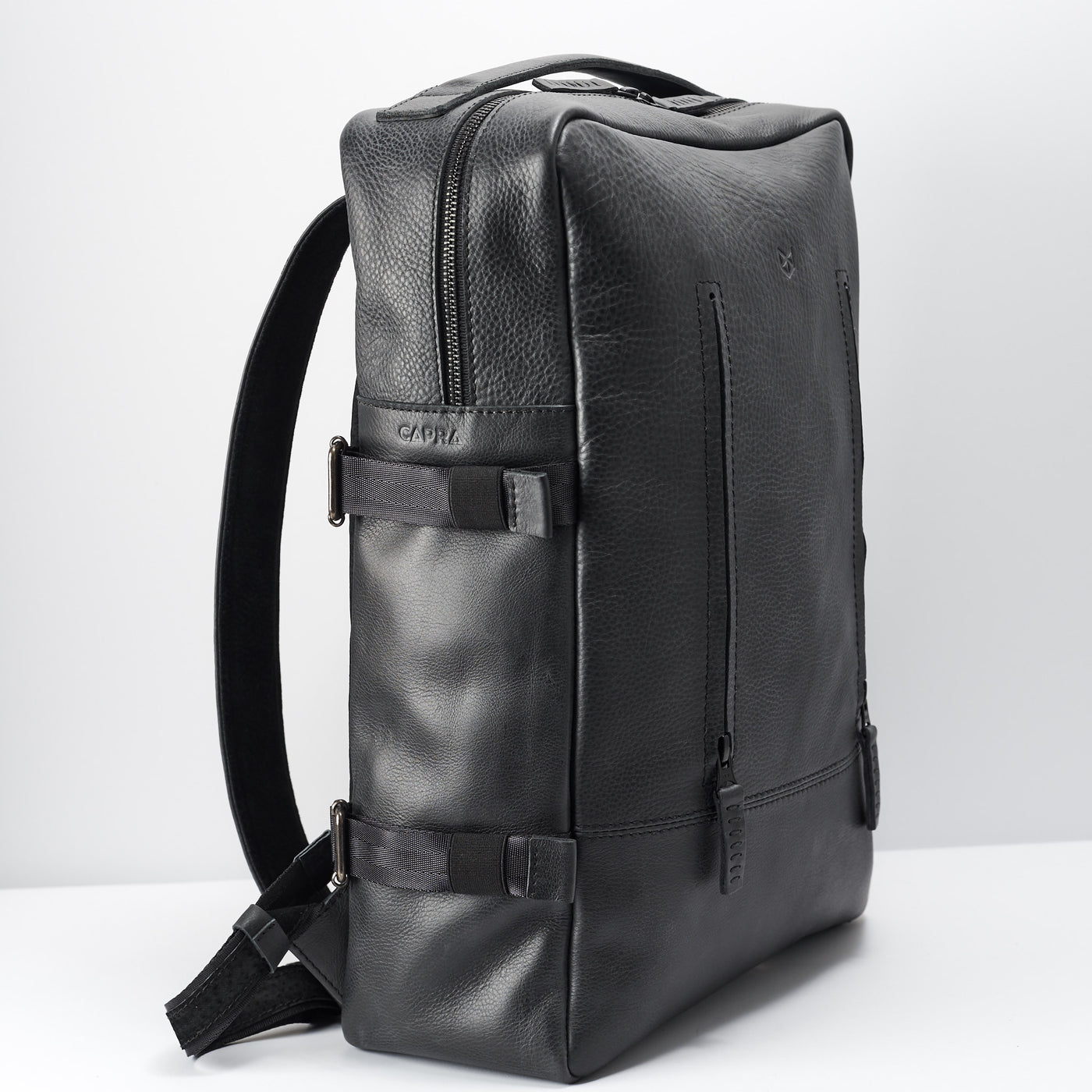 Tamarao Backpack Rucksack · Black by Capra Leather