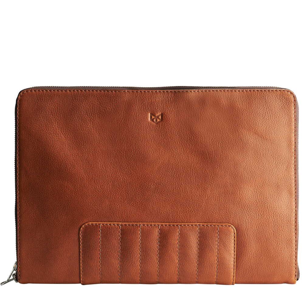 Handmade Laptop Portfolio Case · Tan by Capra Leather